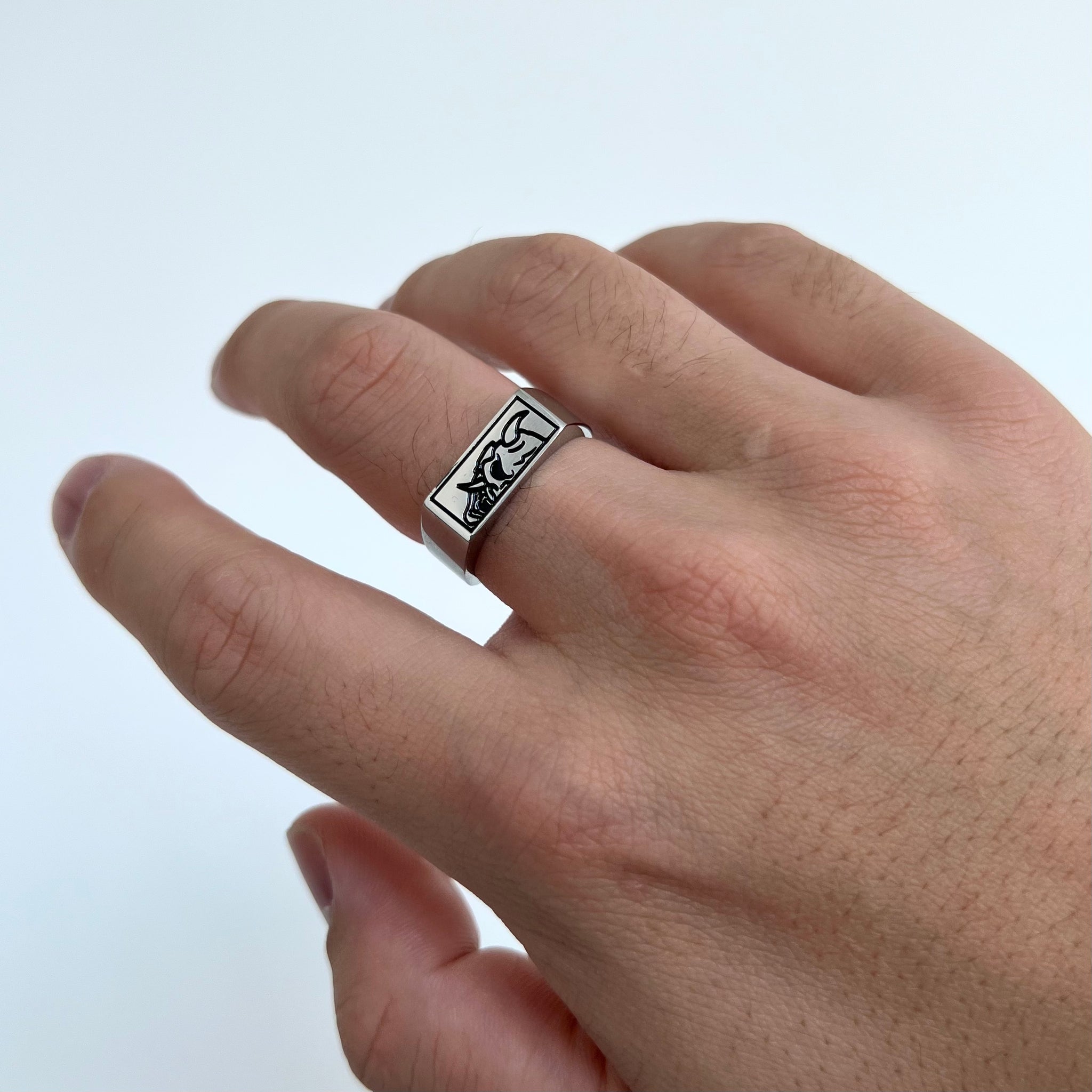 ONI MASK SIGNET RING – SAIKO